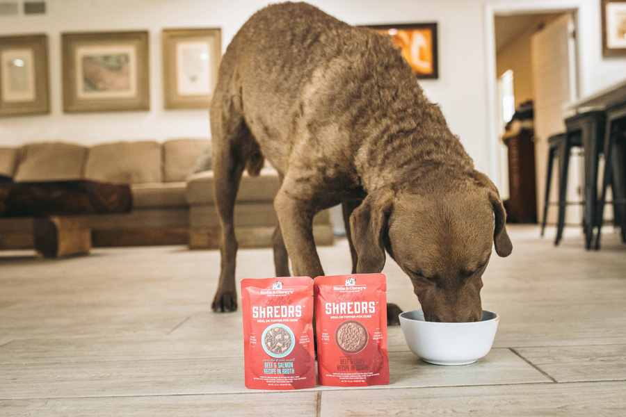 Shredded Dog Food | Chicken, Duck, Salmon & Turkey Shreds | Stella & Chewy