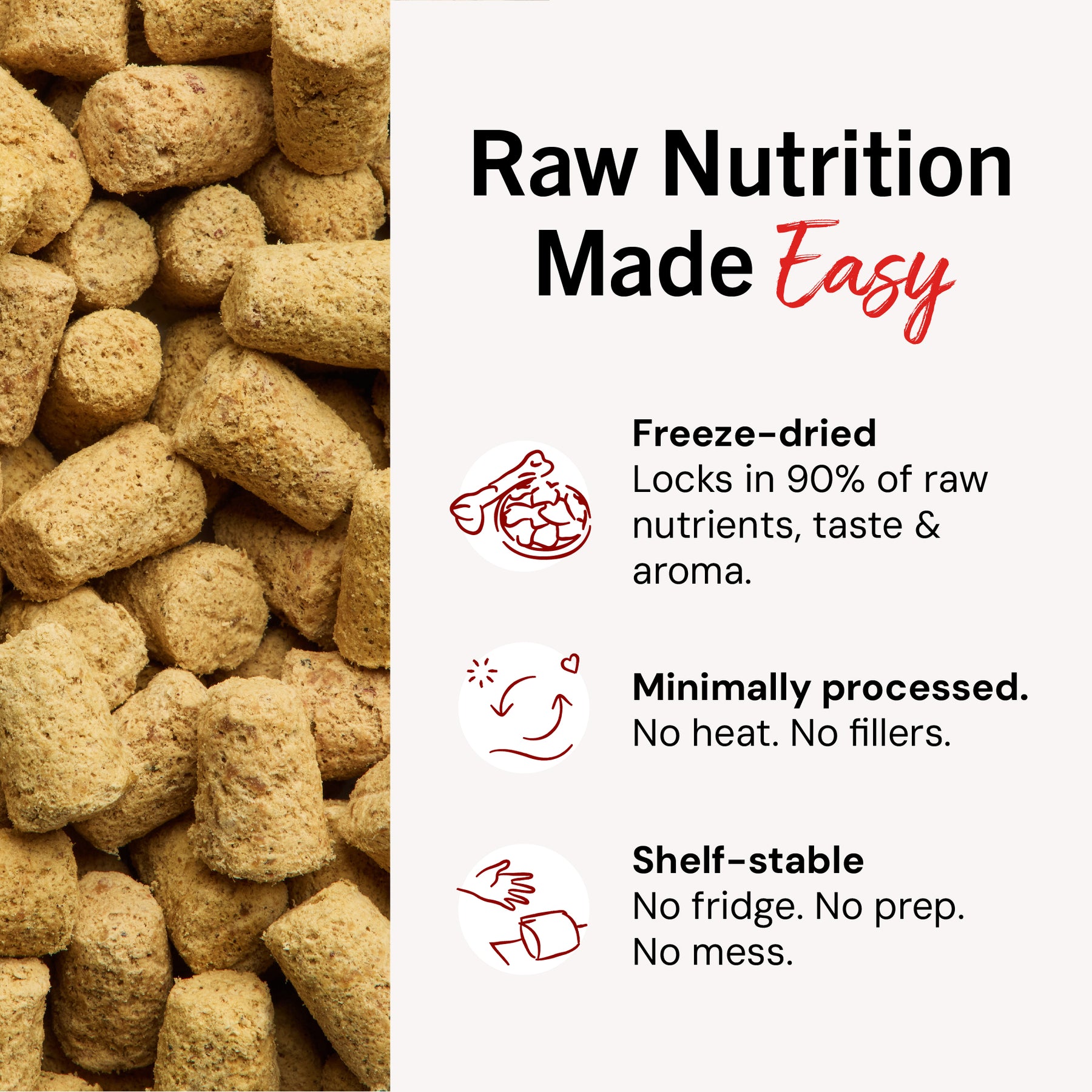 Chewy’s Chicken Meal Mixers for Dogs - Freeze Dried Raw Kibble Topper ...