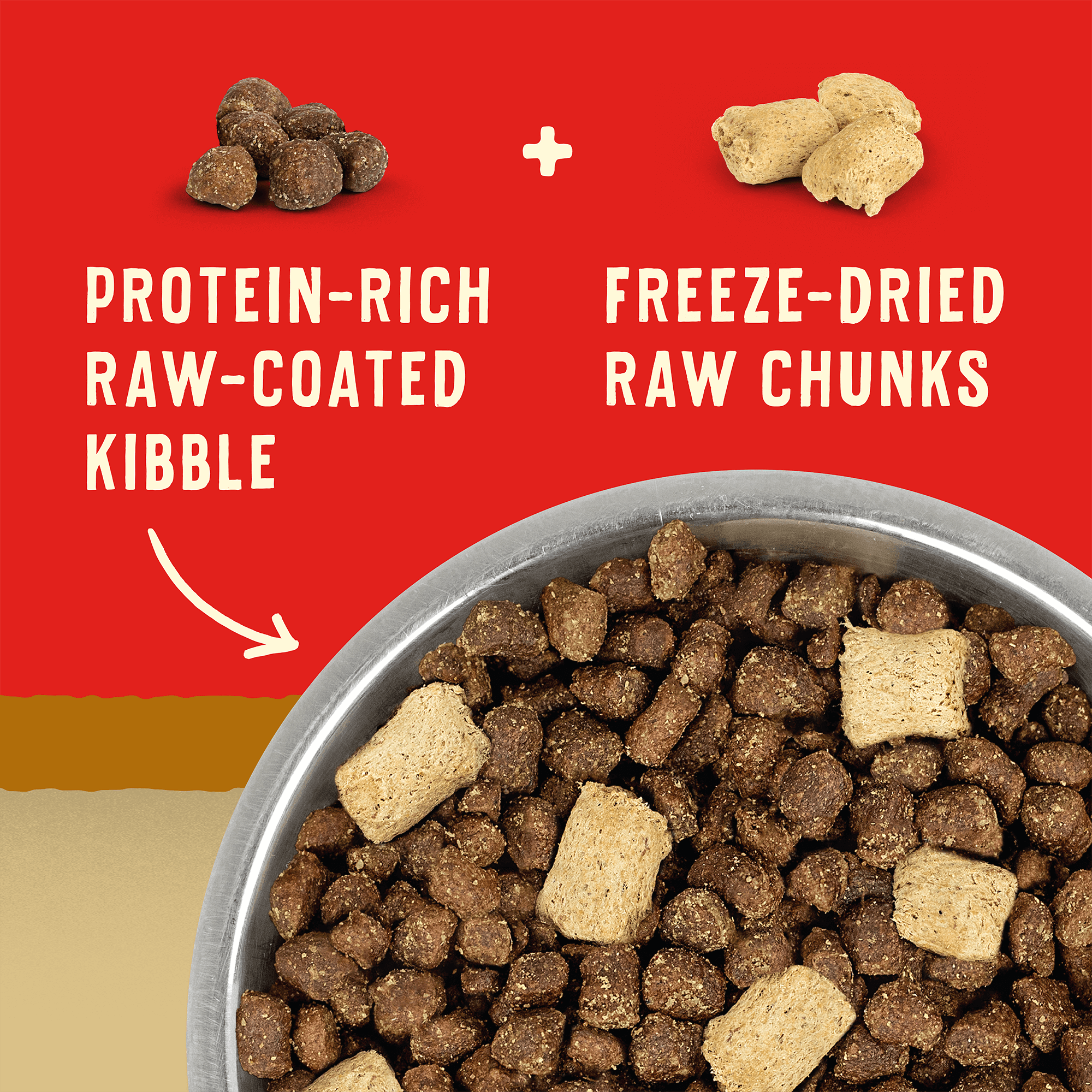 Wild Red Dry Dog Food: Whole Prey Red Meat Recipe, Raw Coated/Raw Blend ...